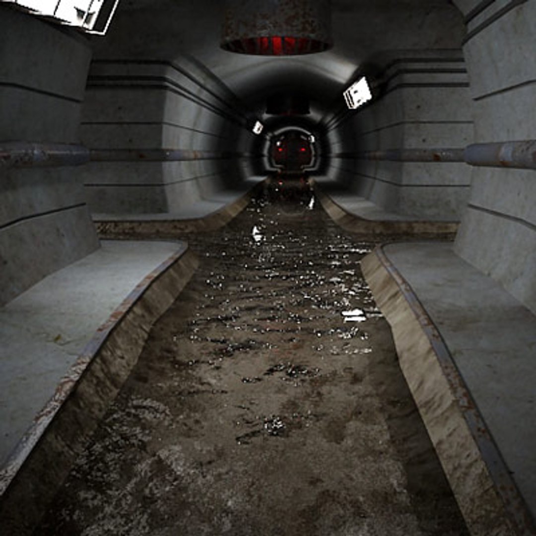 3d Model Sewer Scene