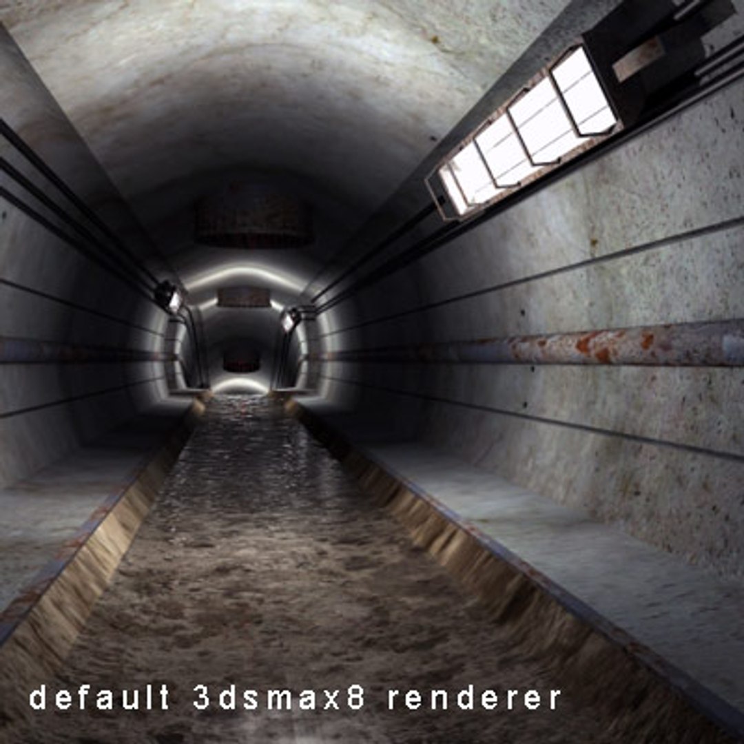 3d Model Sewer Scene