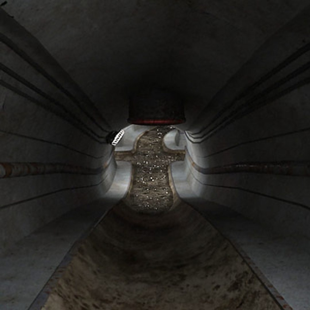 3d Model Sewer Scene