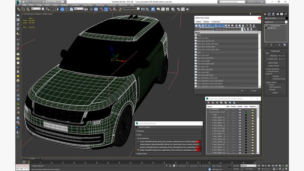 3D Luxury European SUV Simple Interior model - TurboSquid 1948176