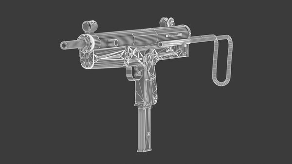 modelo 3d Subfusil FMK 3 Low Poly PBR Realista - TurboSquid 1992303