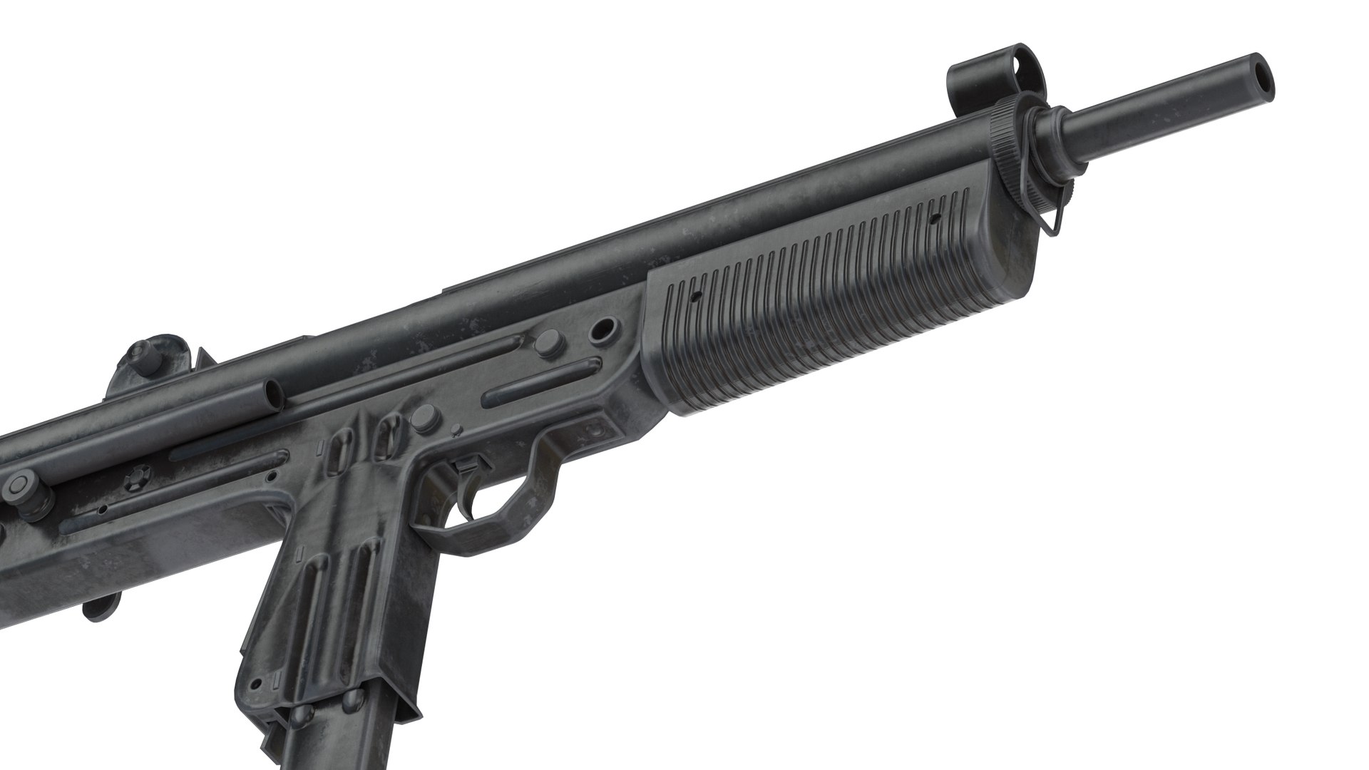 FMK 3 Submachine Gun Low Poly PBR Realistic Model - TurboSquid 1992303