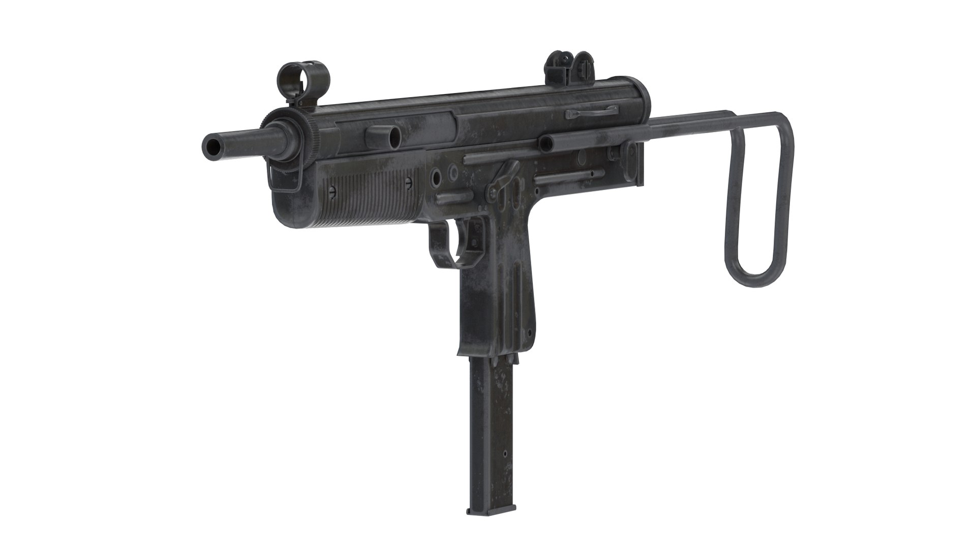 FMK 3 Submachine Gun Low Poly PBR Realistic Model - TurboSquid 1992303