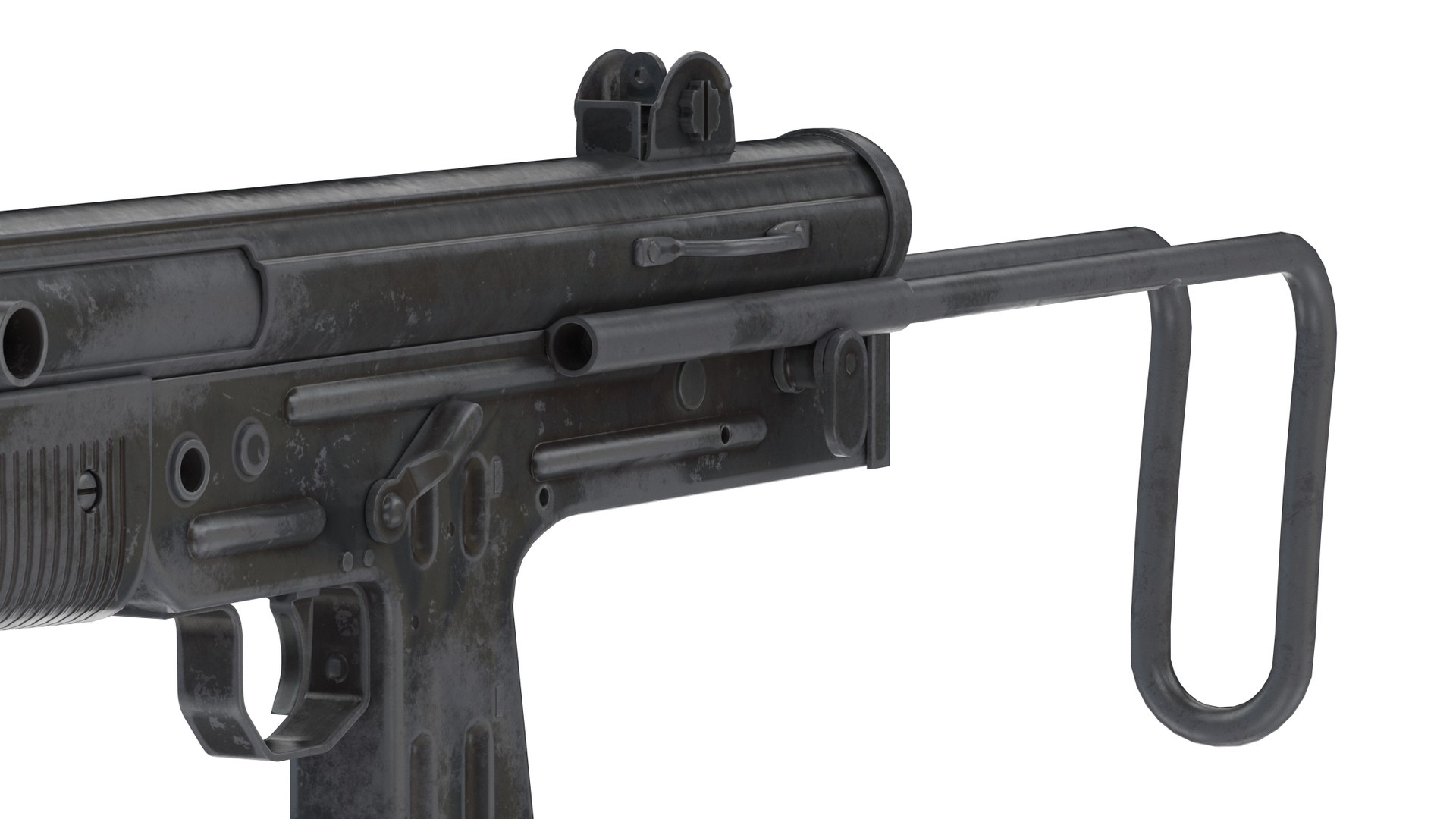 FMK 3 Submachine Gun Low Poly PBR Realistic Model - TurboSquid 1992303