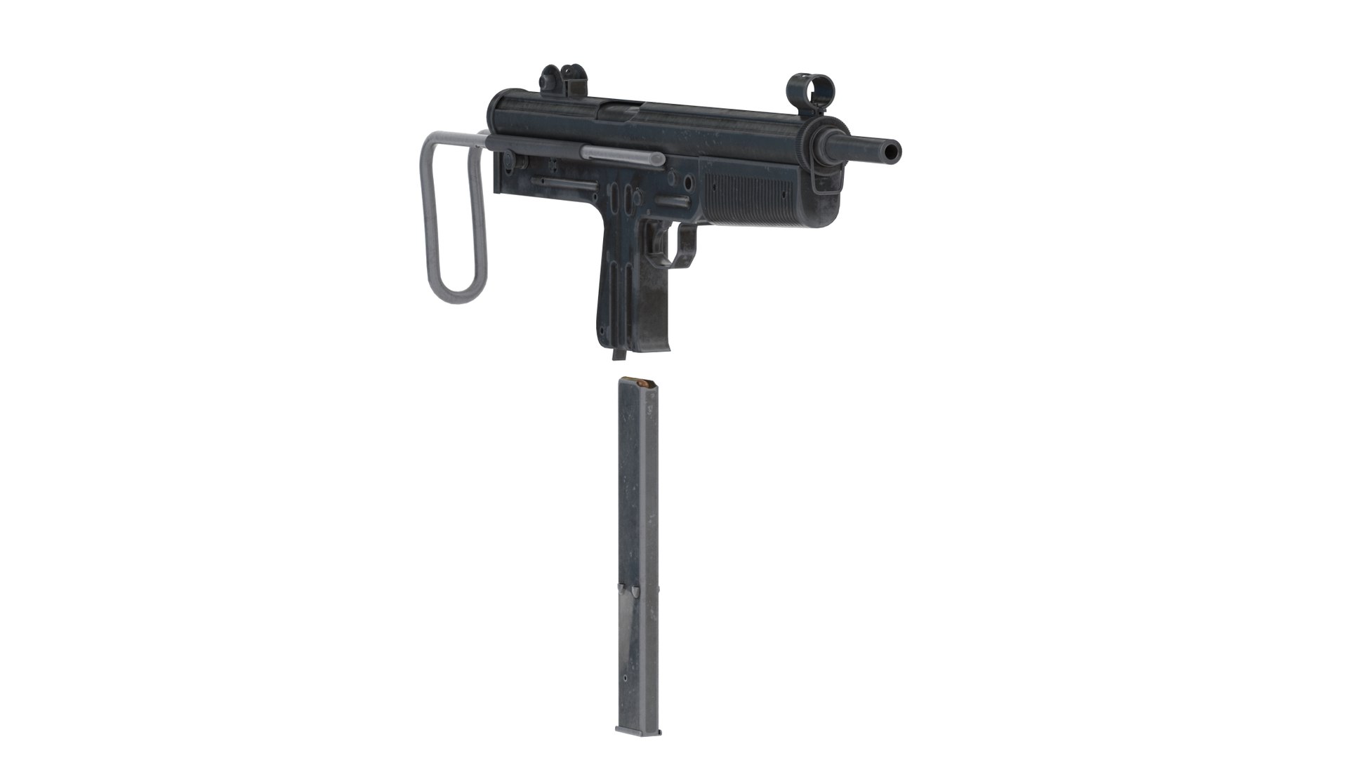 FMK 3 Submachine Gun Low Poly PBR Realistic Model - TurboSquid 1992303