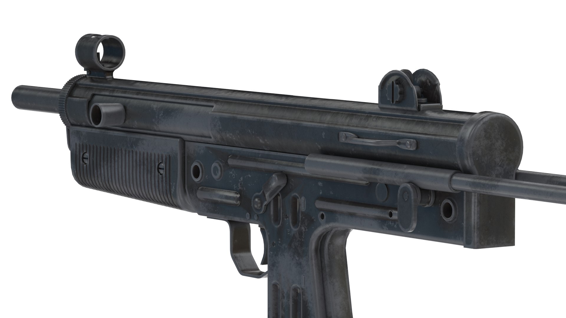 FMK 3 Submachine Gun Low Poly PBR Realistic Model - TurboSquid 1992303