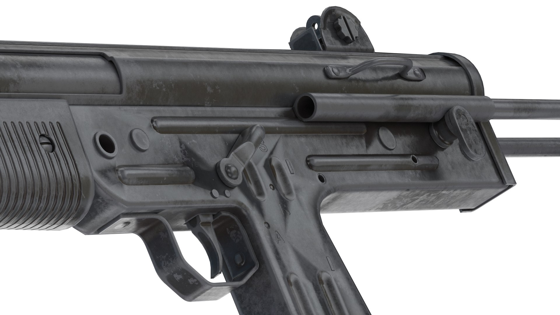 FMK 3 Submachine Gun Low Poly PBR Realistic Model - TurboSquid 1992303