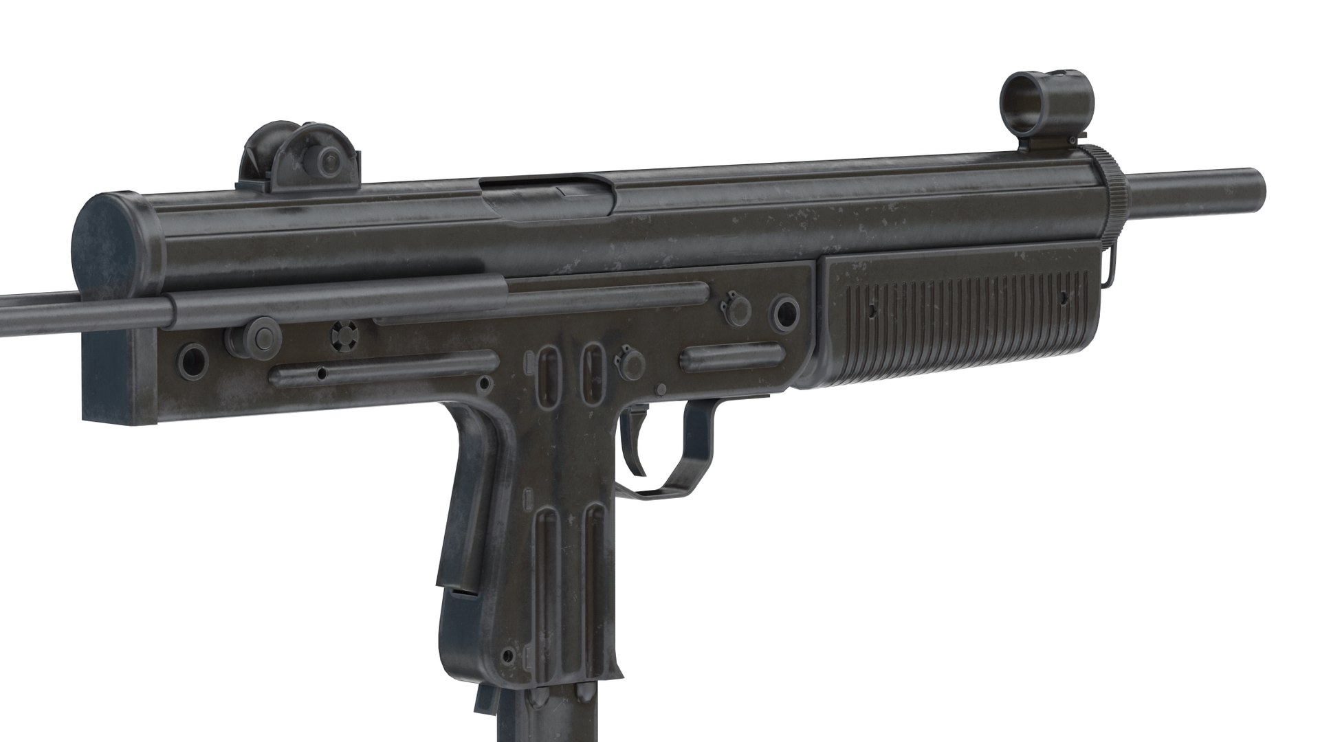 FMK 3 Submachine Gun Low Poly PBR Realistic Model - TurboSquid 1992303