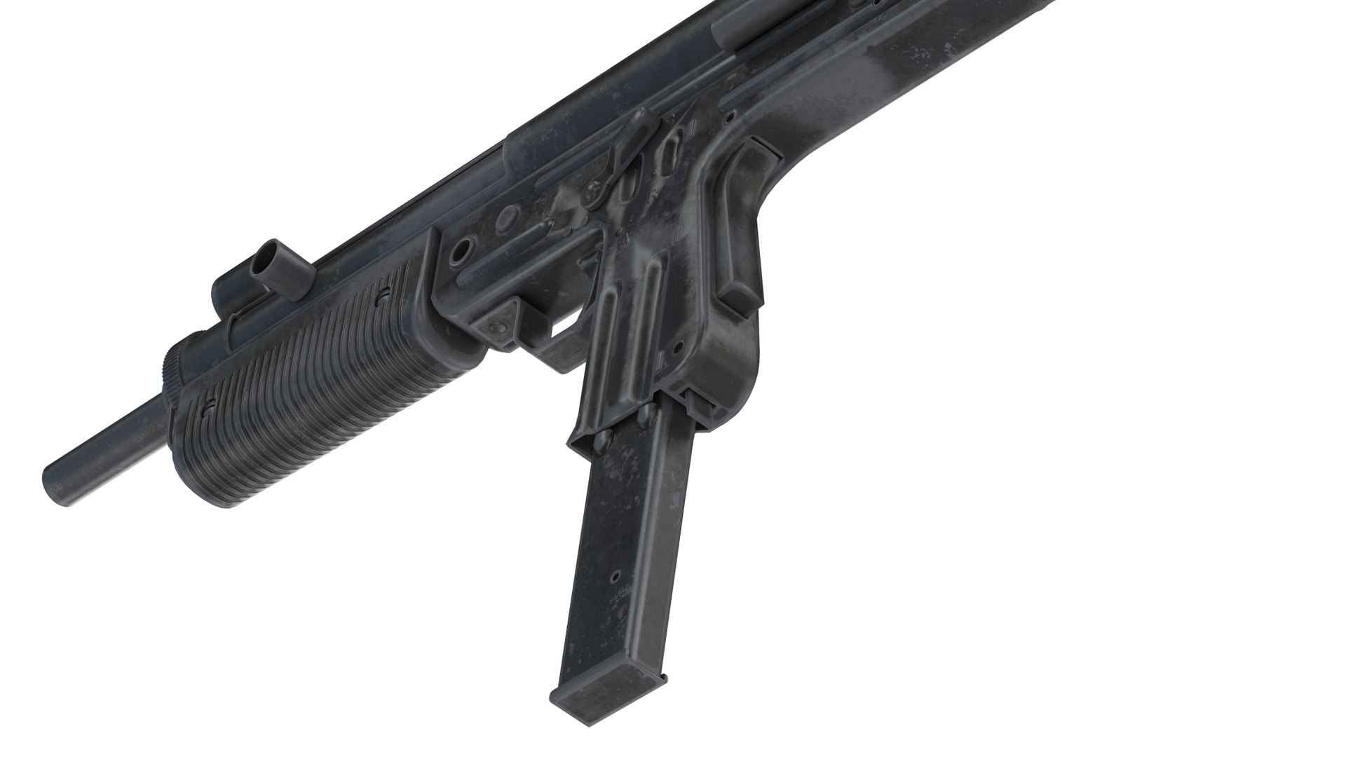 FMK 3 Submachine Gun Low Poly PBR Realistic Model - TurboSquid 1992303