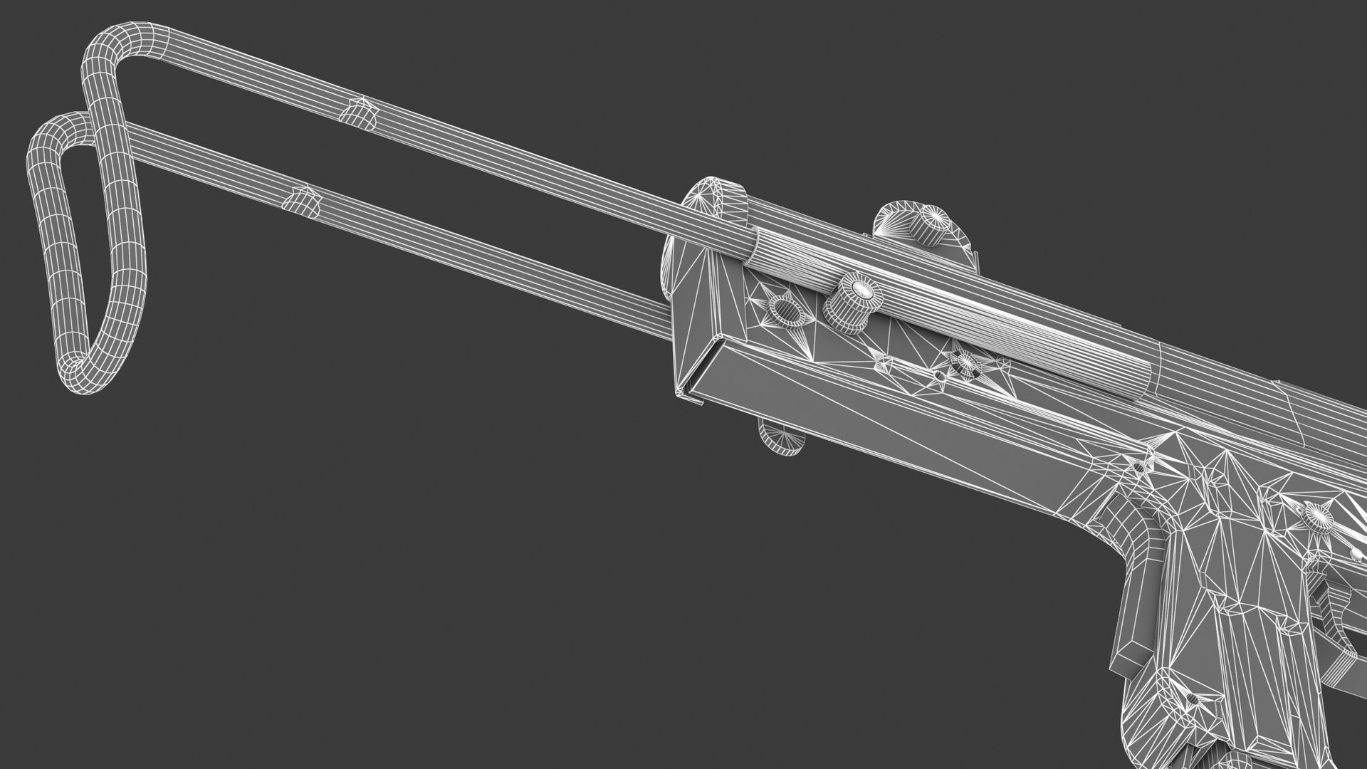 FMK 3 Submachine Gun Low Poly PBR Realistic Model - TurboSquid 1992303