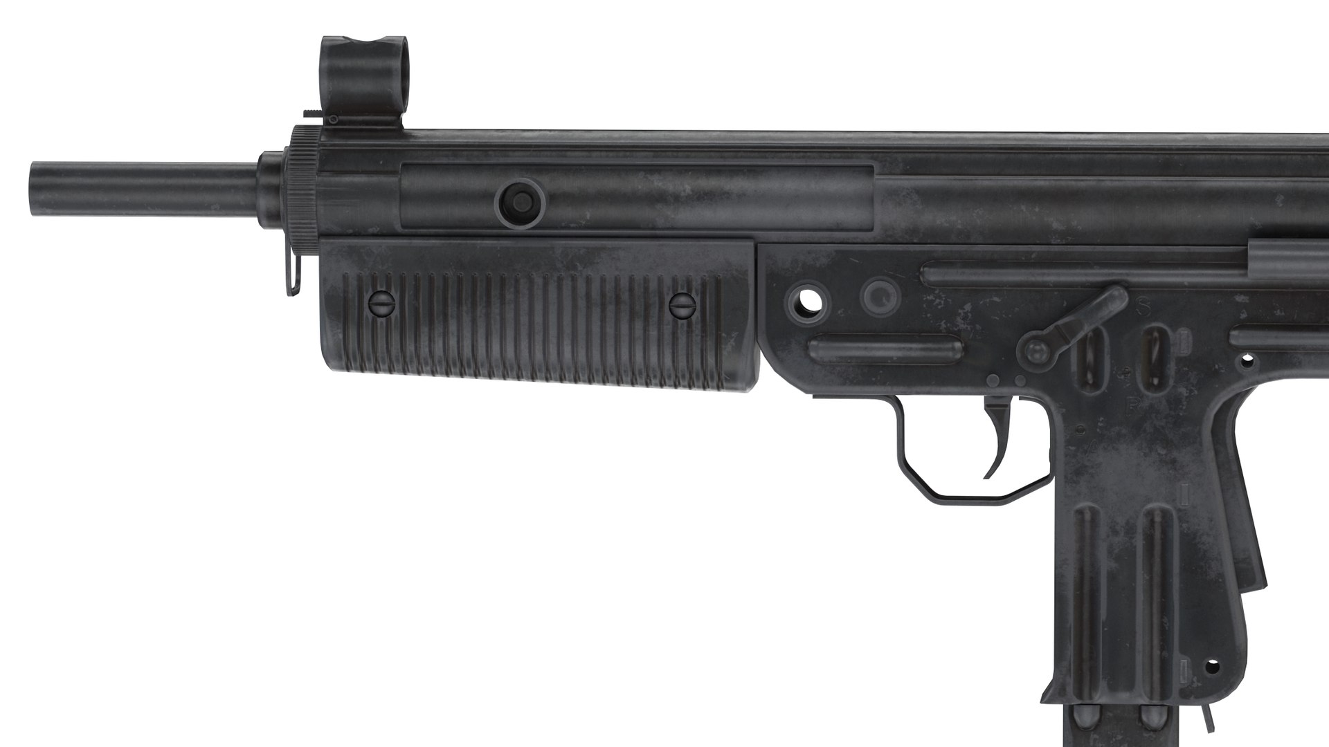 FMK 3 Submachine Gun Low Poly PBR Realistic Model - TurboSquid 1992303