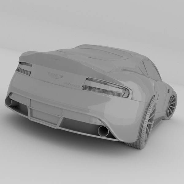 3D aston martin vantage v12 model - TurboSquid 1371904