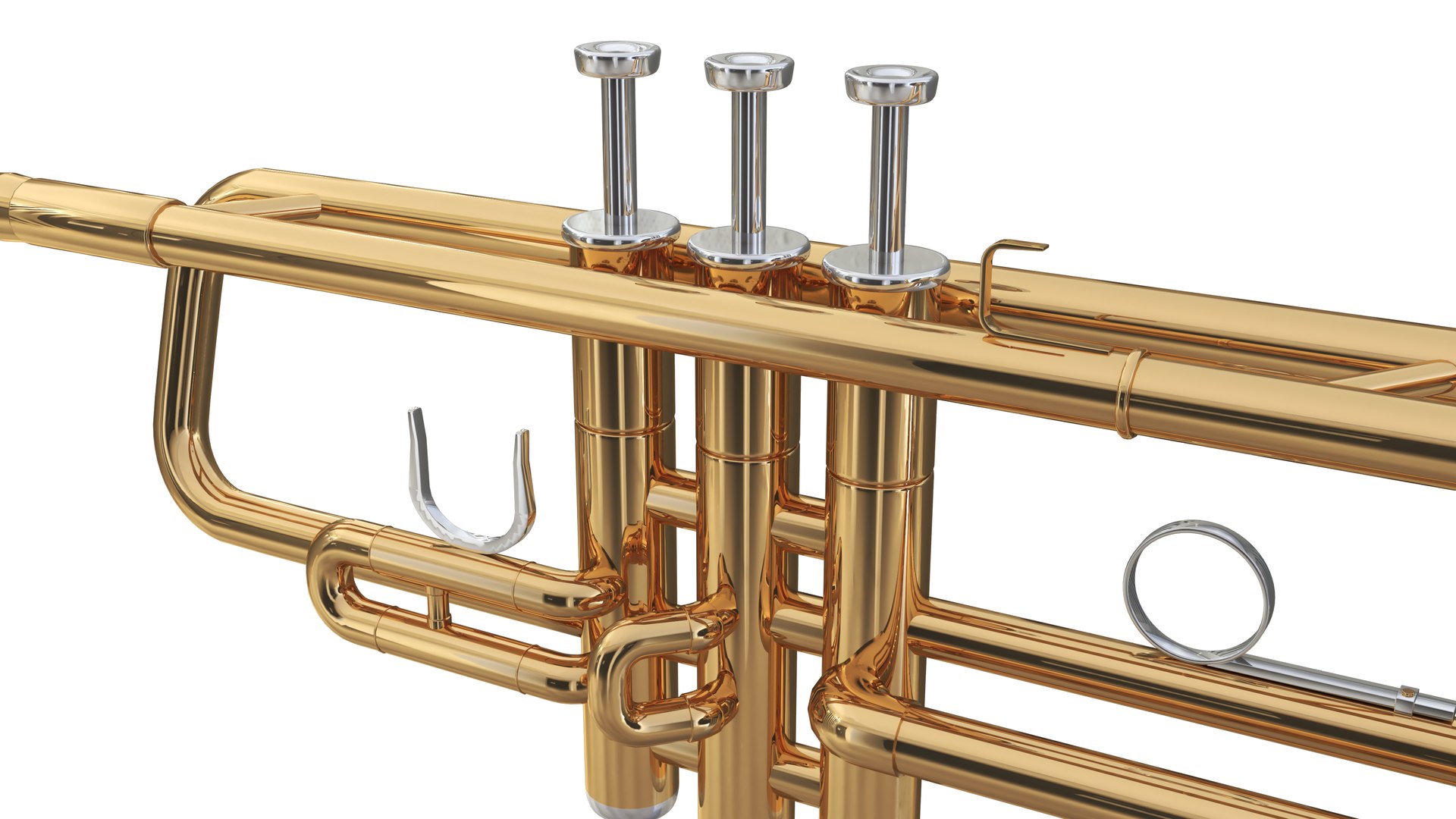 3D Trumpet Model - TurboSquid 2292528