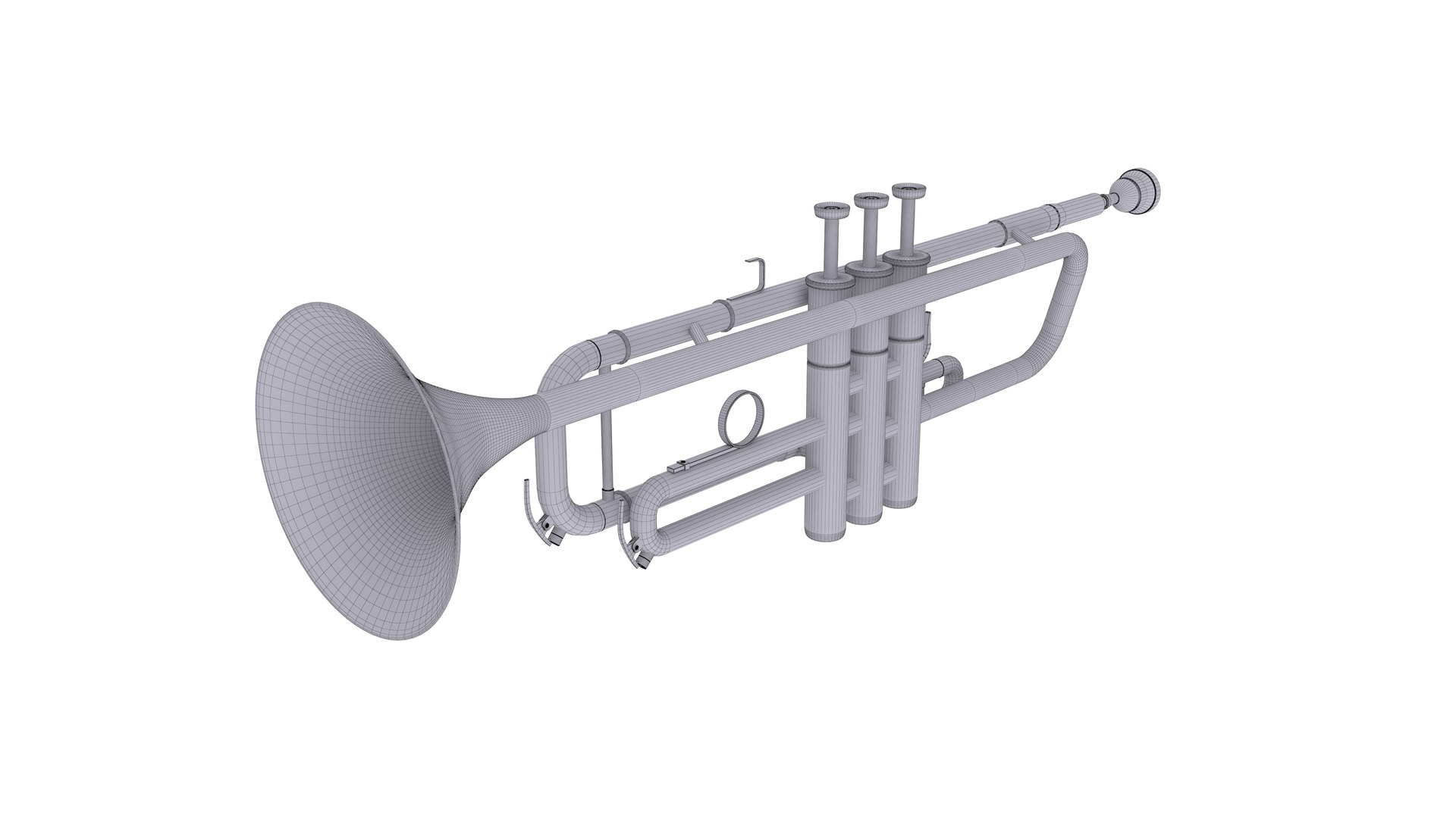3D Trumpet Model - TurboSquid 2292528