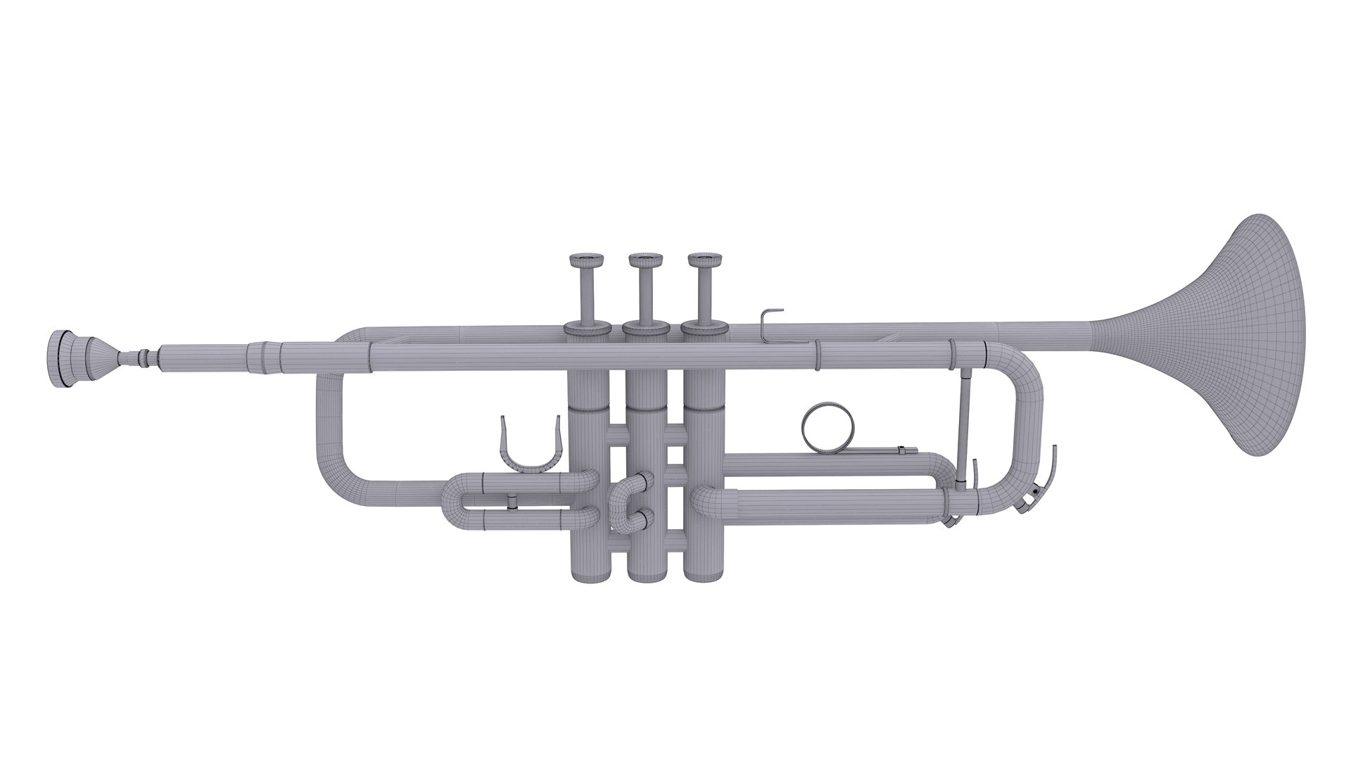 3D Trumpet Model - TurboSquid 2292528