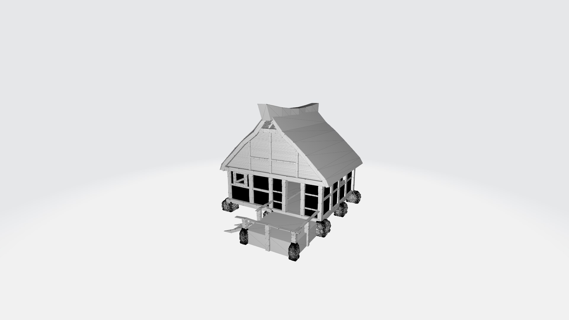 3D Model Old Style House - TurboSquid 1724927