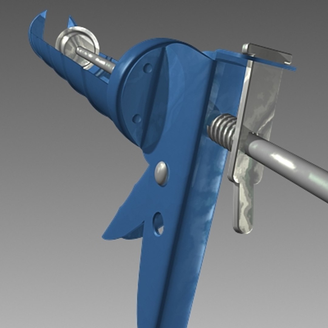 Mastic Gun 3d Model