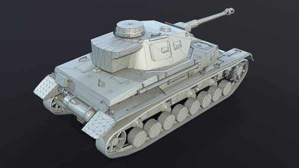 3D model pz iv low-poly - TurboSquid 1667903