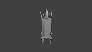 Blender Throne Models | TurboSquid