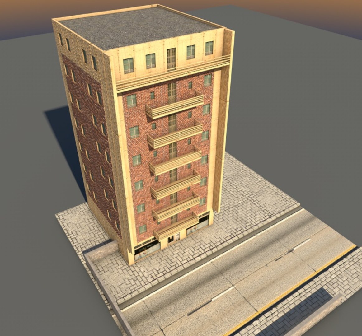 3d model building