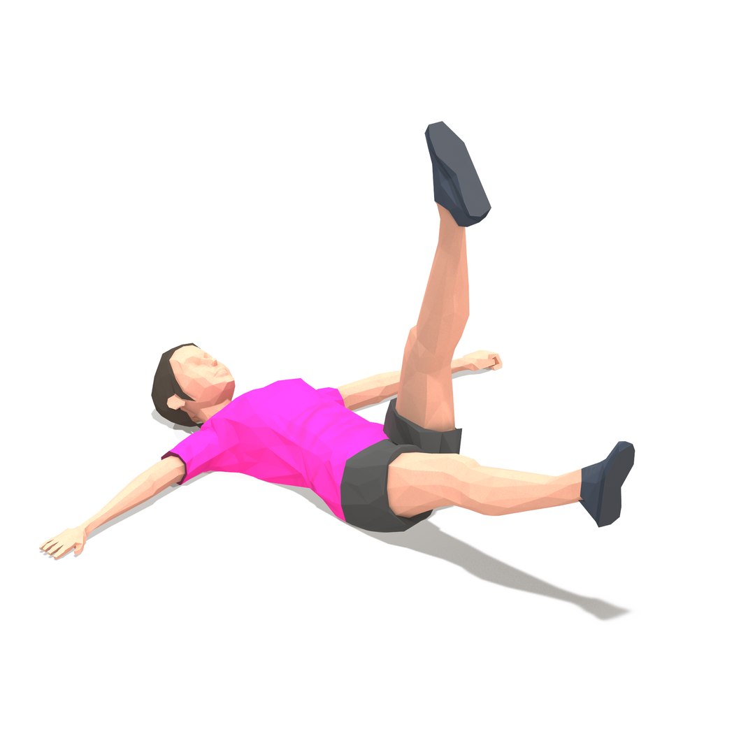 3D Exercise Woman Model - TurboSquid 1706714