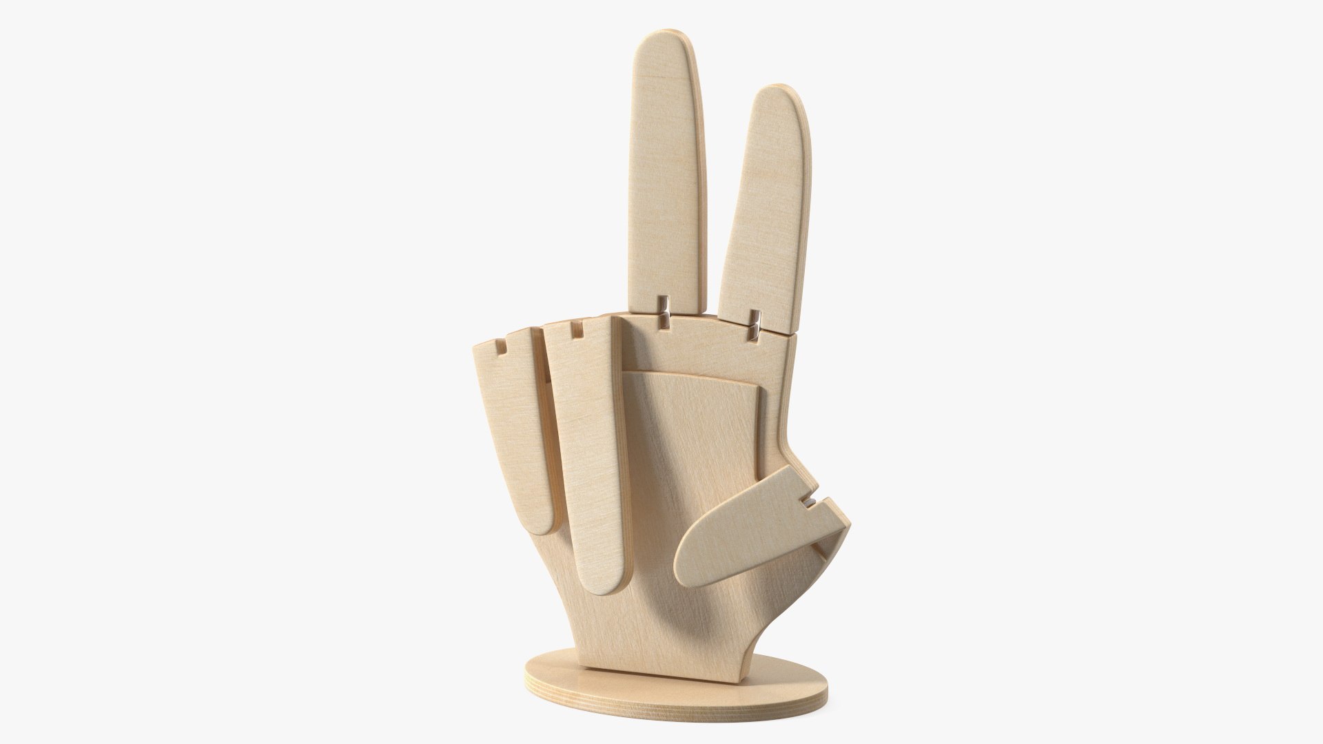 3D Model Peace Hand Symbol - TurboSquid 1818370