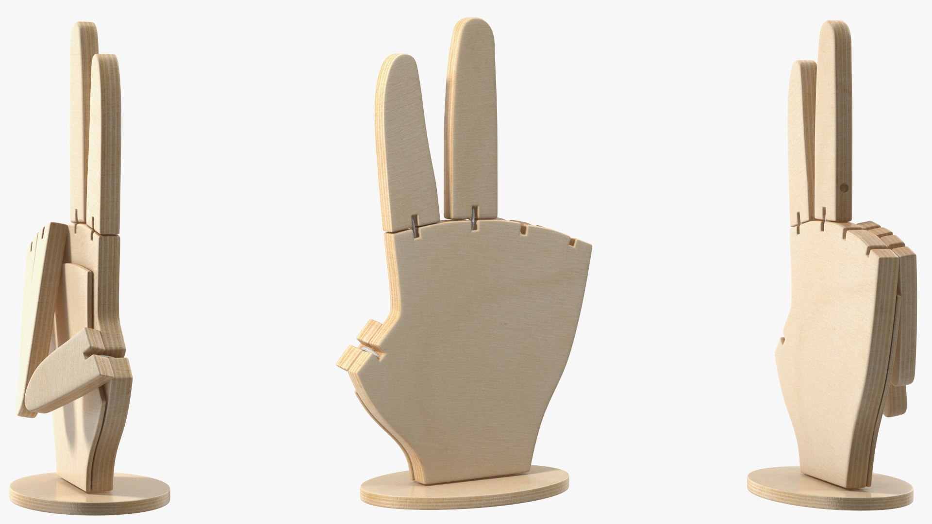 3D Model Peace Hand Symbol - TurboSquid 1818370
