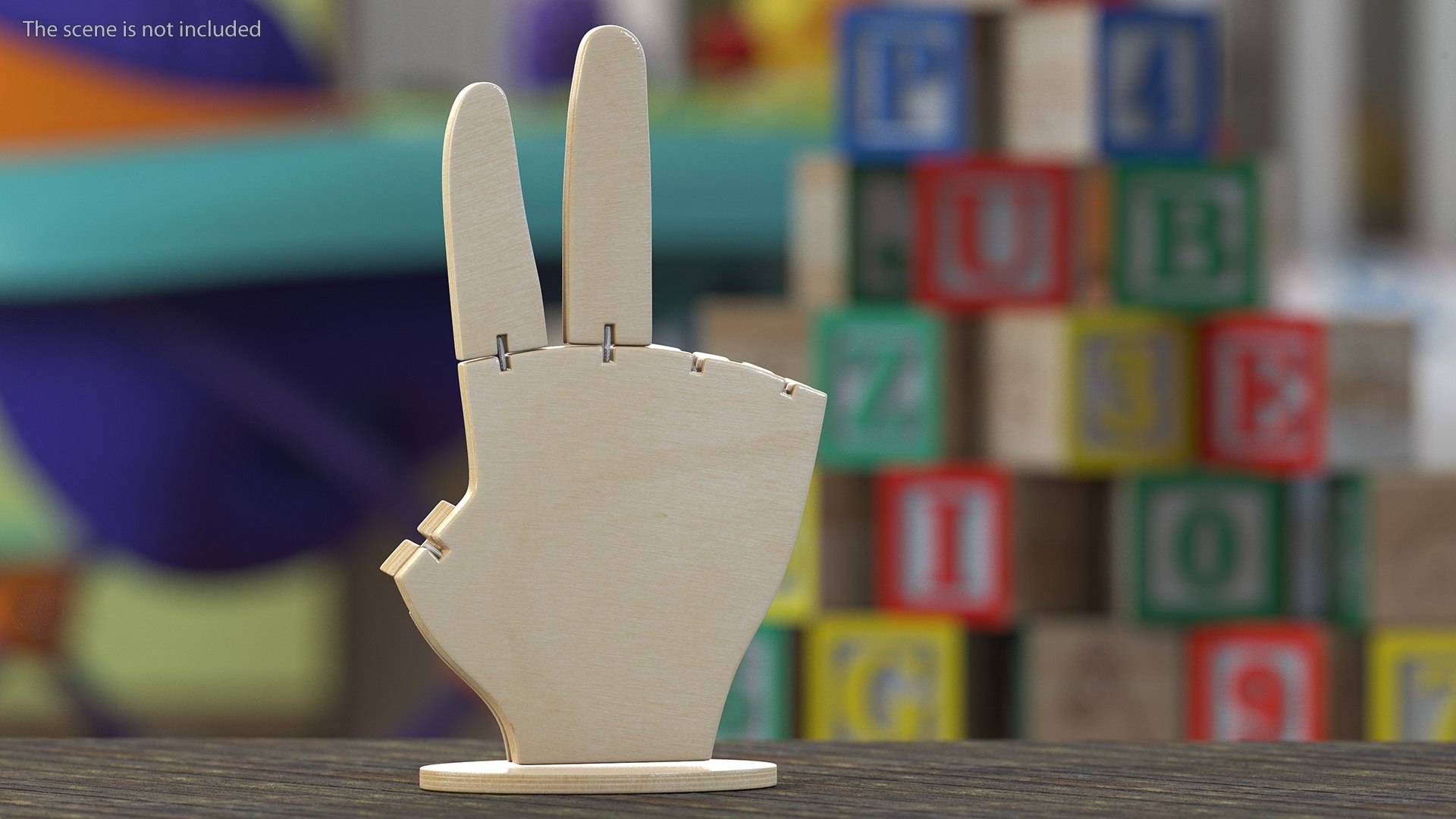 3D Model Peace Hand Symbol - TurboSquid 1818370