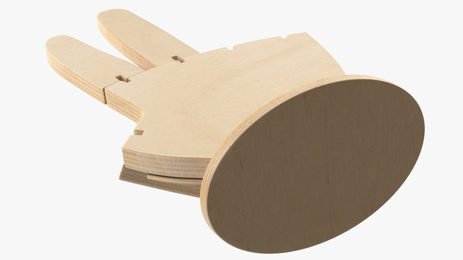 3D Model Peace Hand Symbol - TurboSquid 1818370