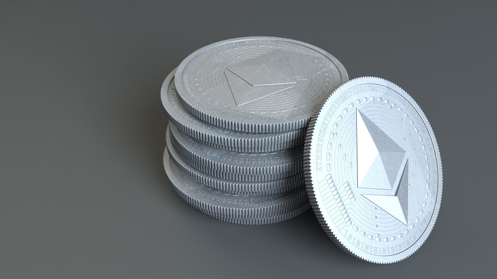 Ethereum Coin 3D Model - TurboSquid 1250449
