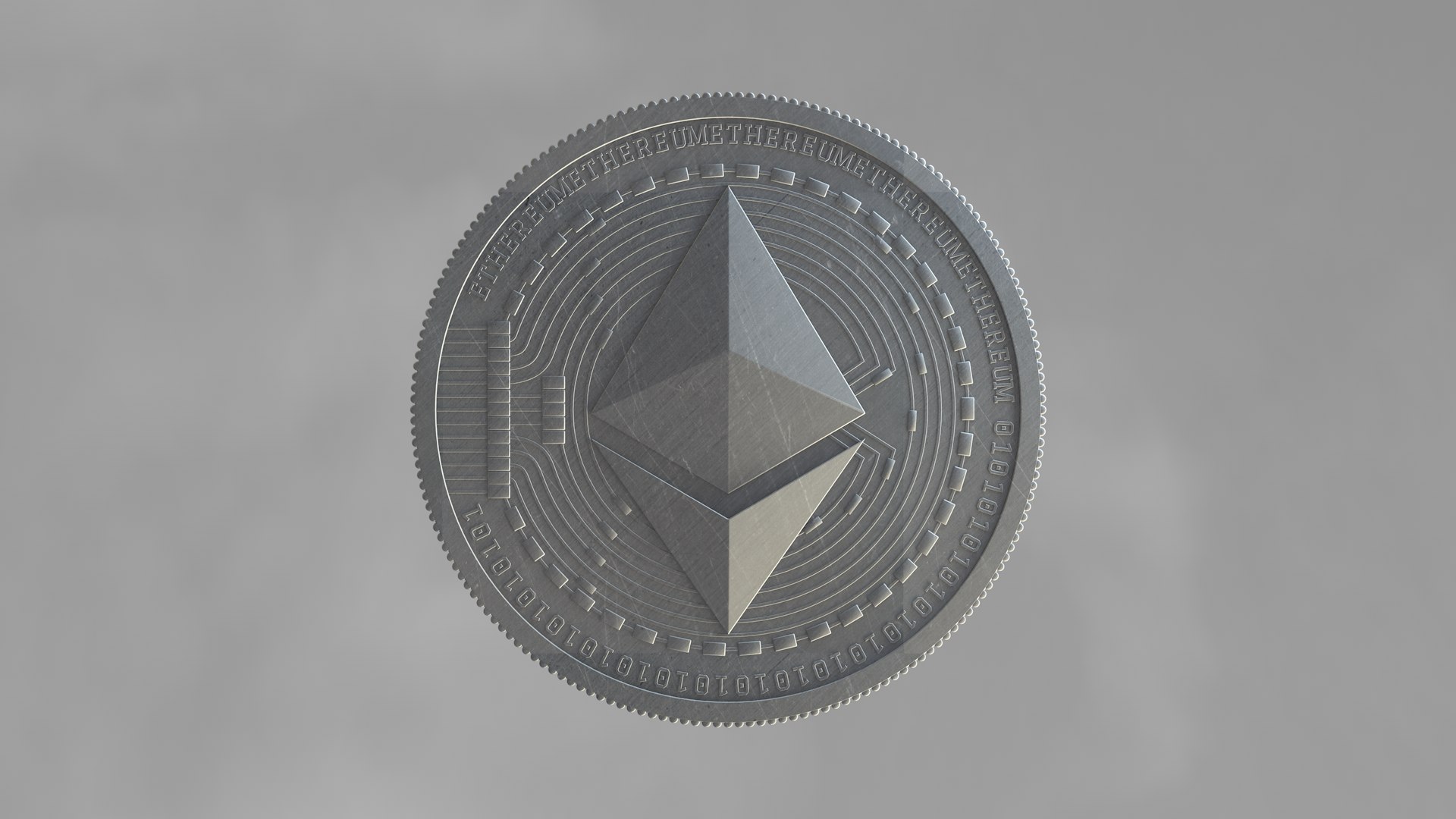 Ethereum Coin 3D Model - TurboSquid 1250449