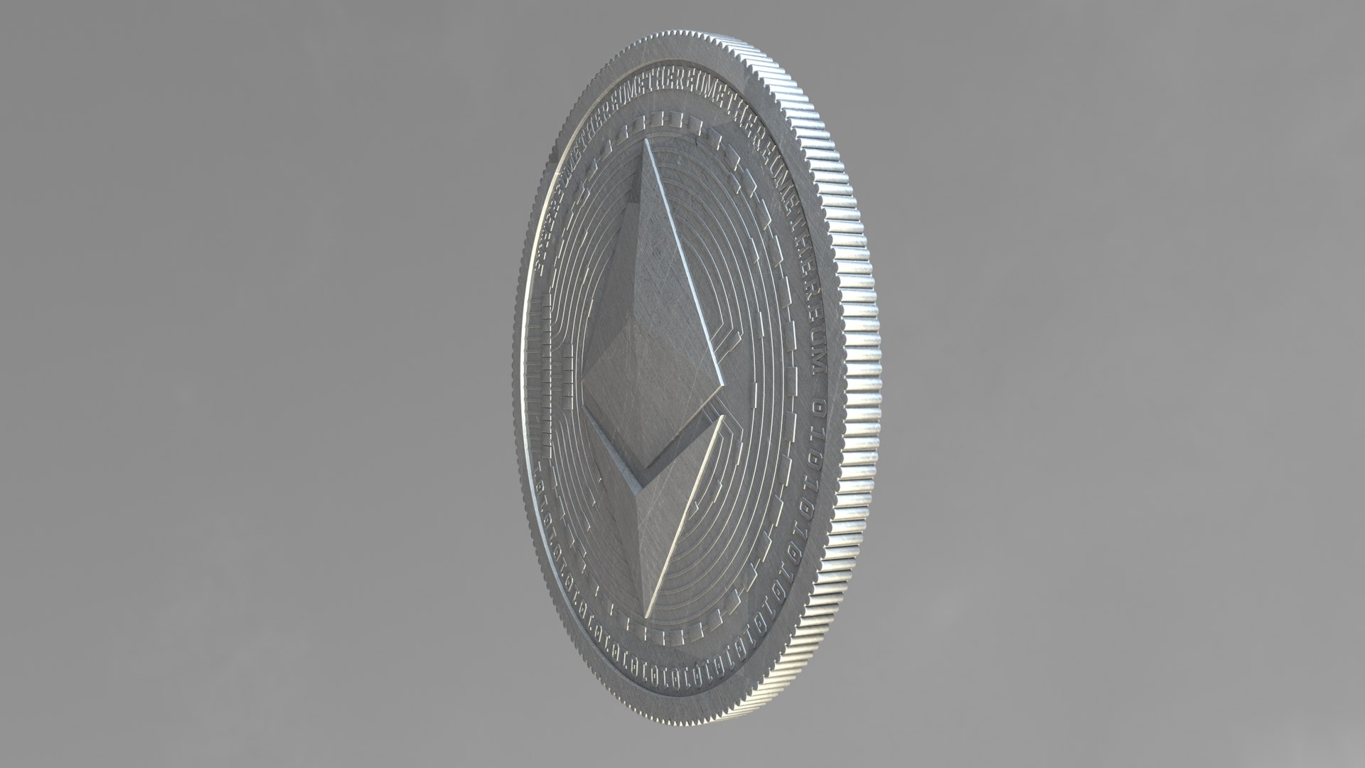 Ethereum Coin 3D Model - TurboSquid 1250449