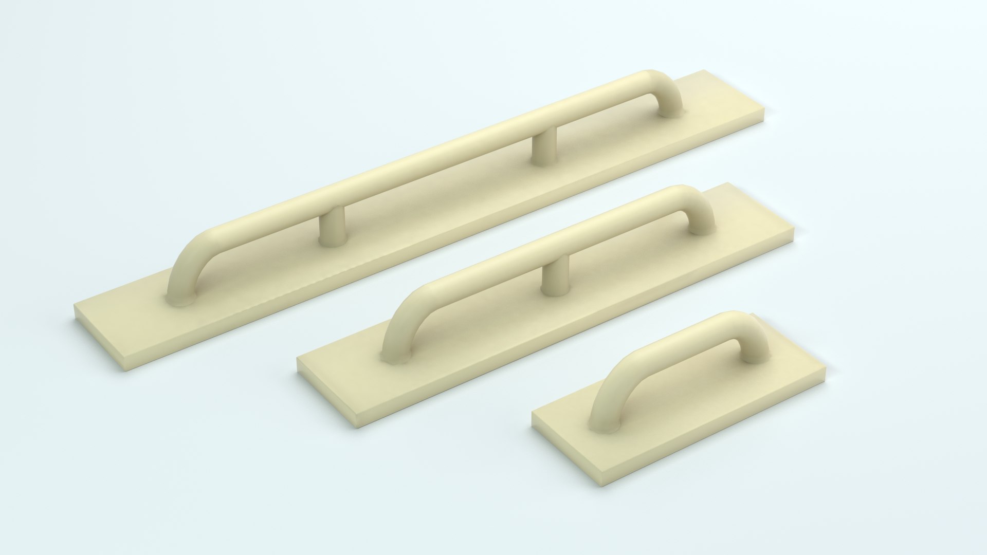 Polyurethane Plastering Float Set Lowpoly 3D Model - TurboSquid 1877066