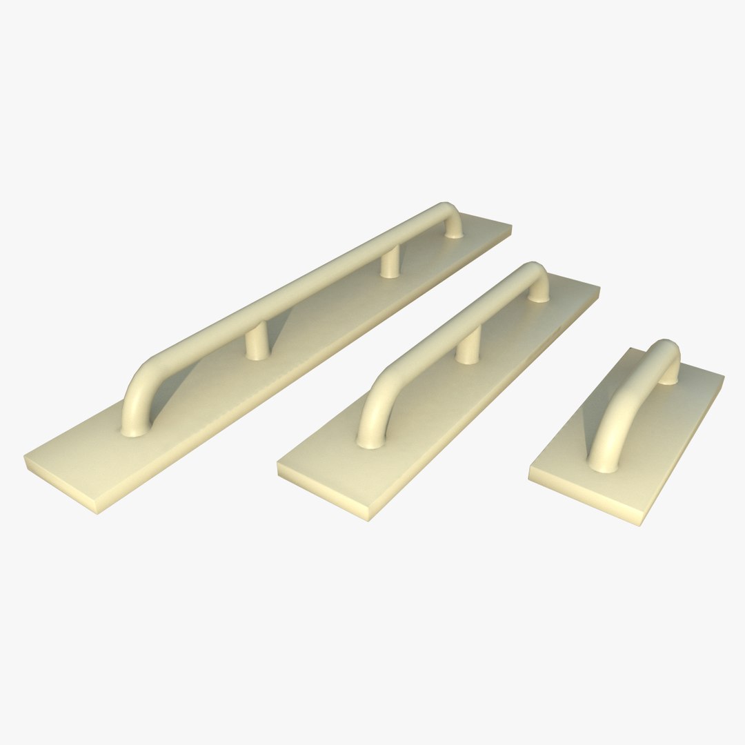 Polyurethane Plastering Float Set Lowpoly 3D Model - TurboSquid 1877066