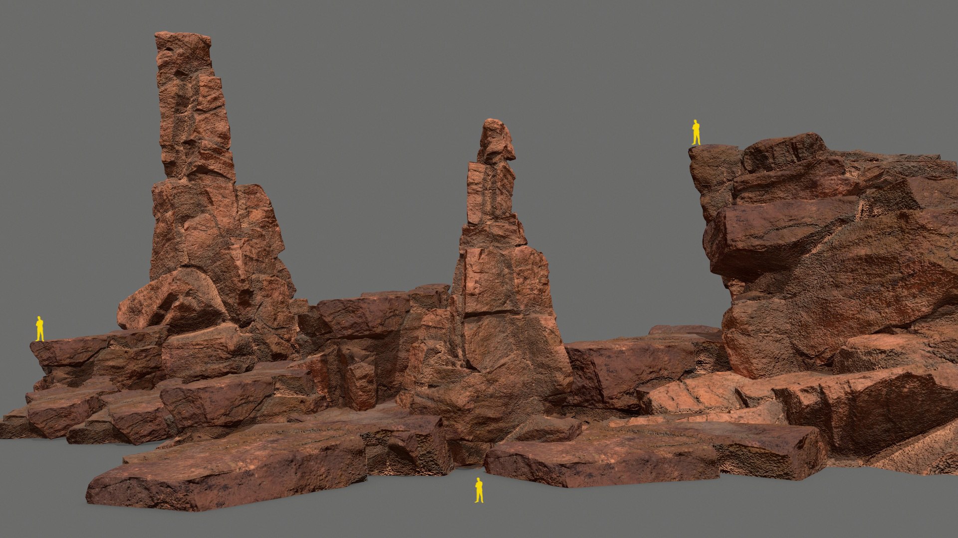3D Desert Rocks Model - TurboSquid 2134787