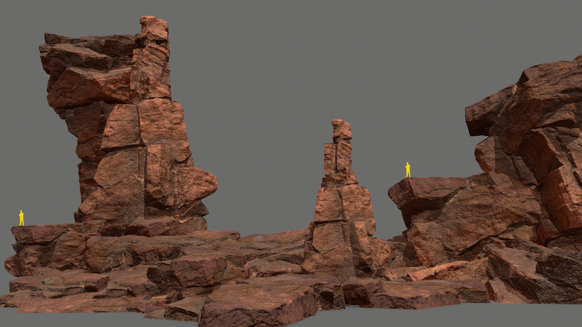 3D Desert Rocks Model - TurboSquid 2134787