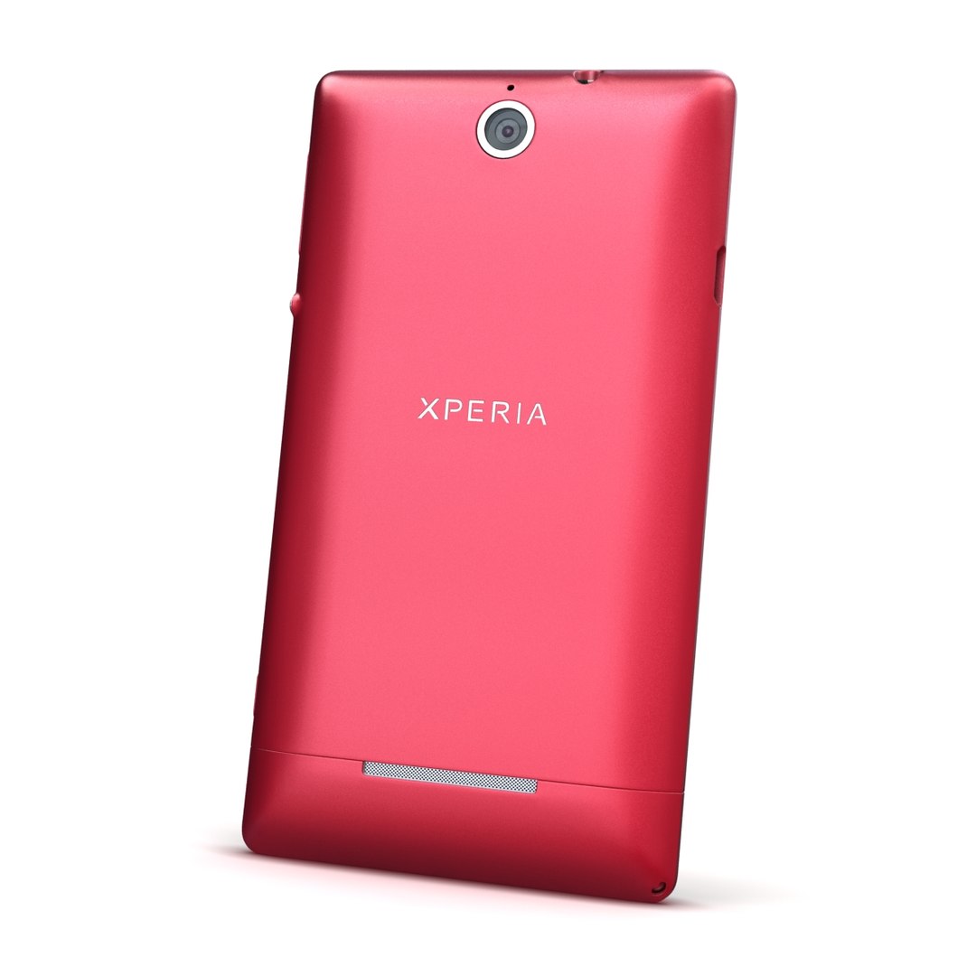 3d Sony Xperia E Pink
