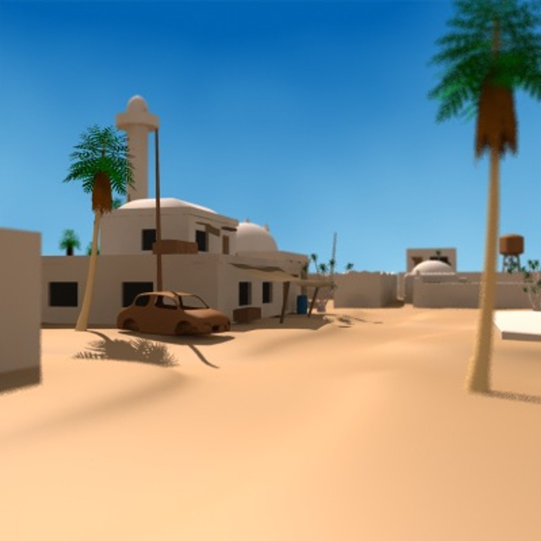 Arab Town Desert 3ds