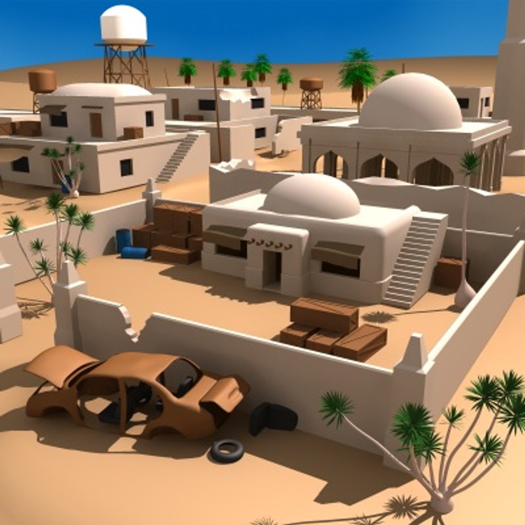 Arab Town Desert 3ds
