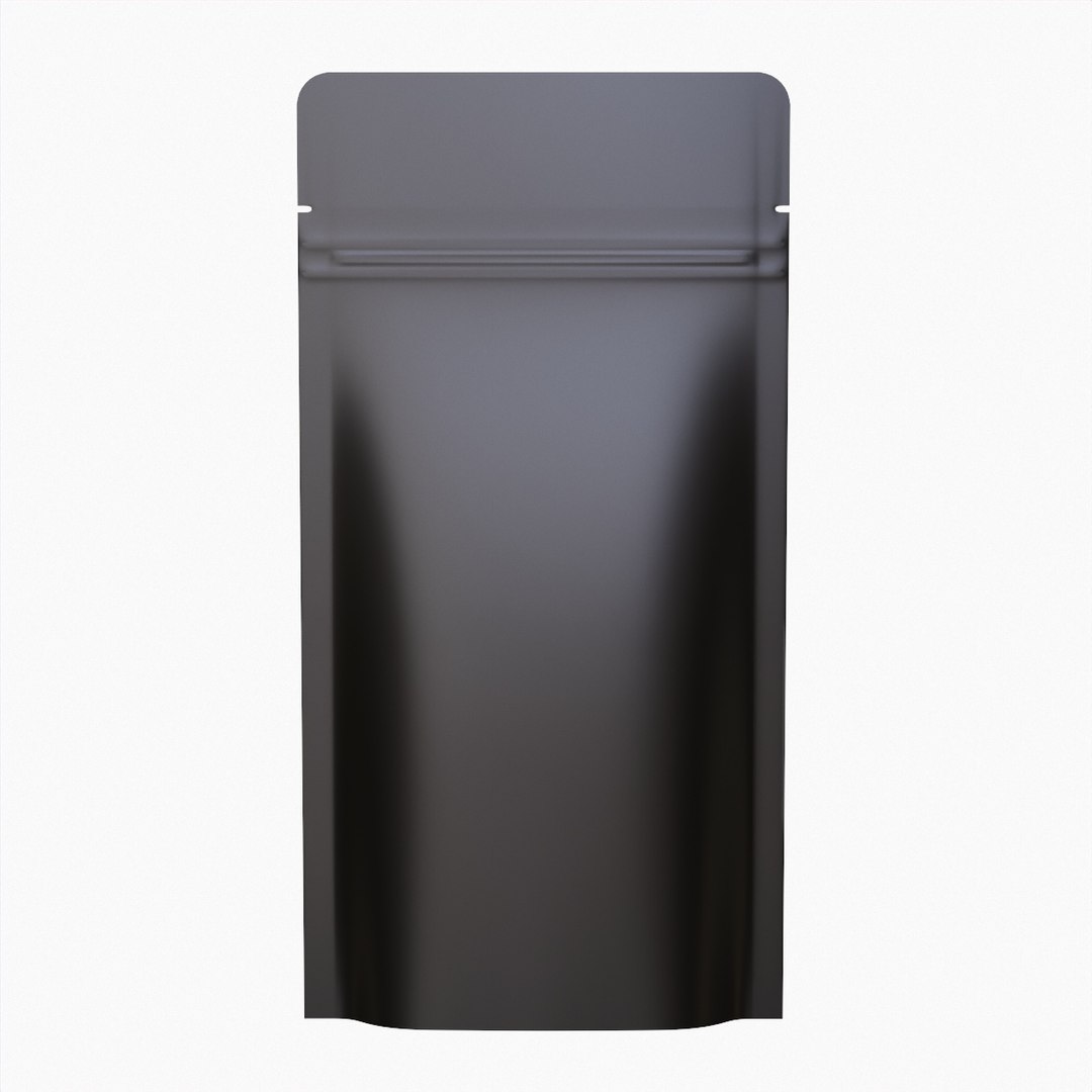 3D Mylar Pouch Plastic Bag Mockup 03 Model - TurboSquid 1824129