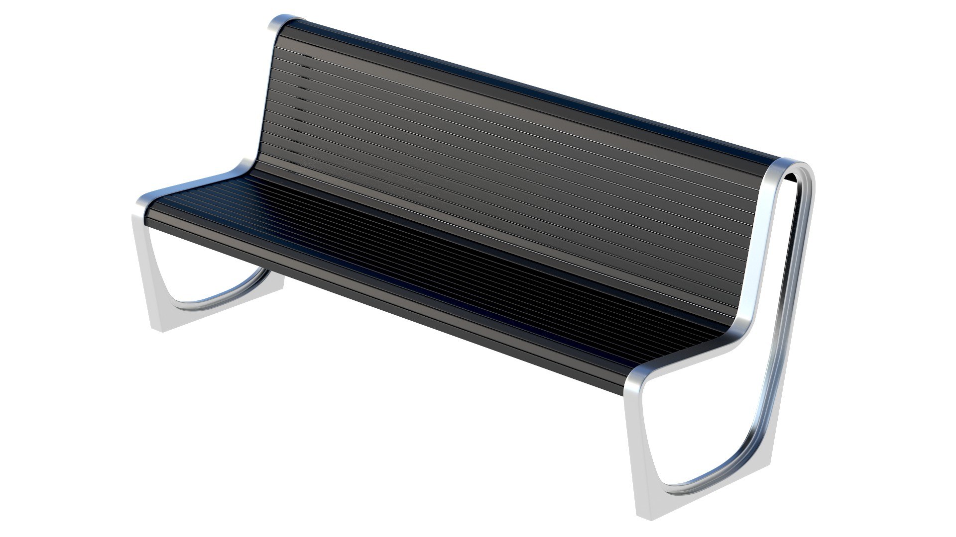City Bench 12 3D model - TurboSquid 2153325