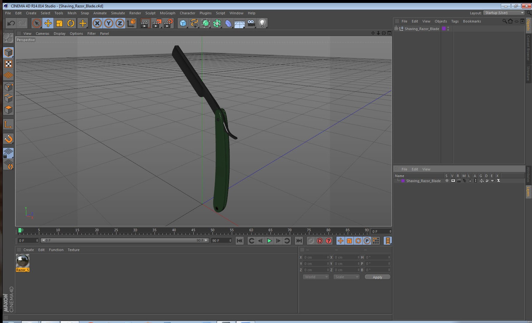 3D Shaving Razor Blade Model - TurboSquid 1430809