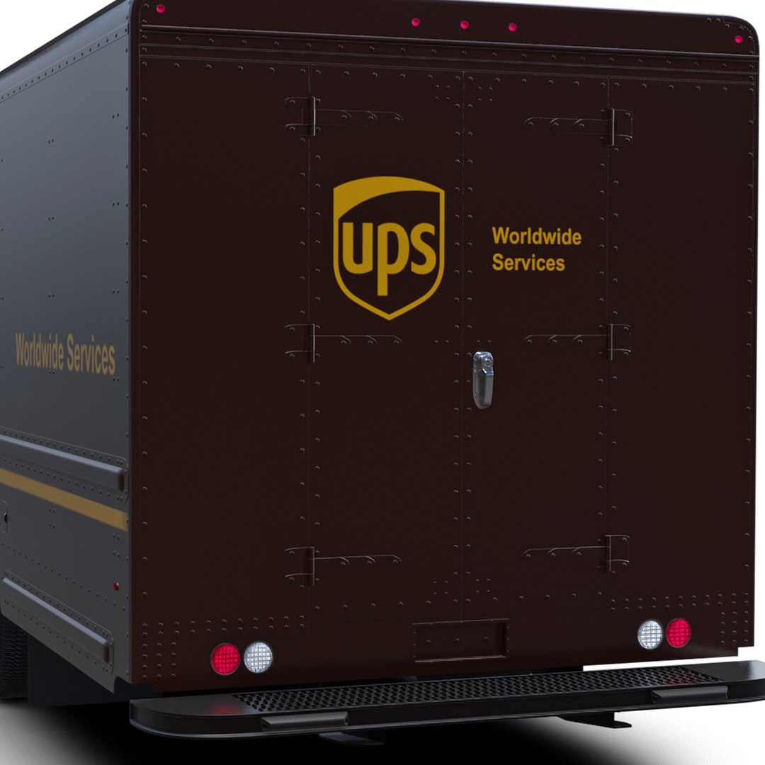 3D Ups Delivery Step Van - TurboSquid 1410619