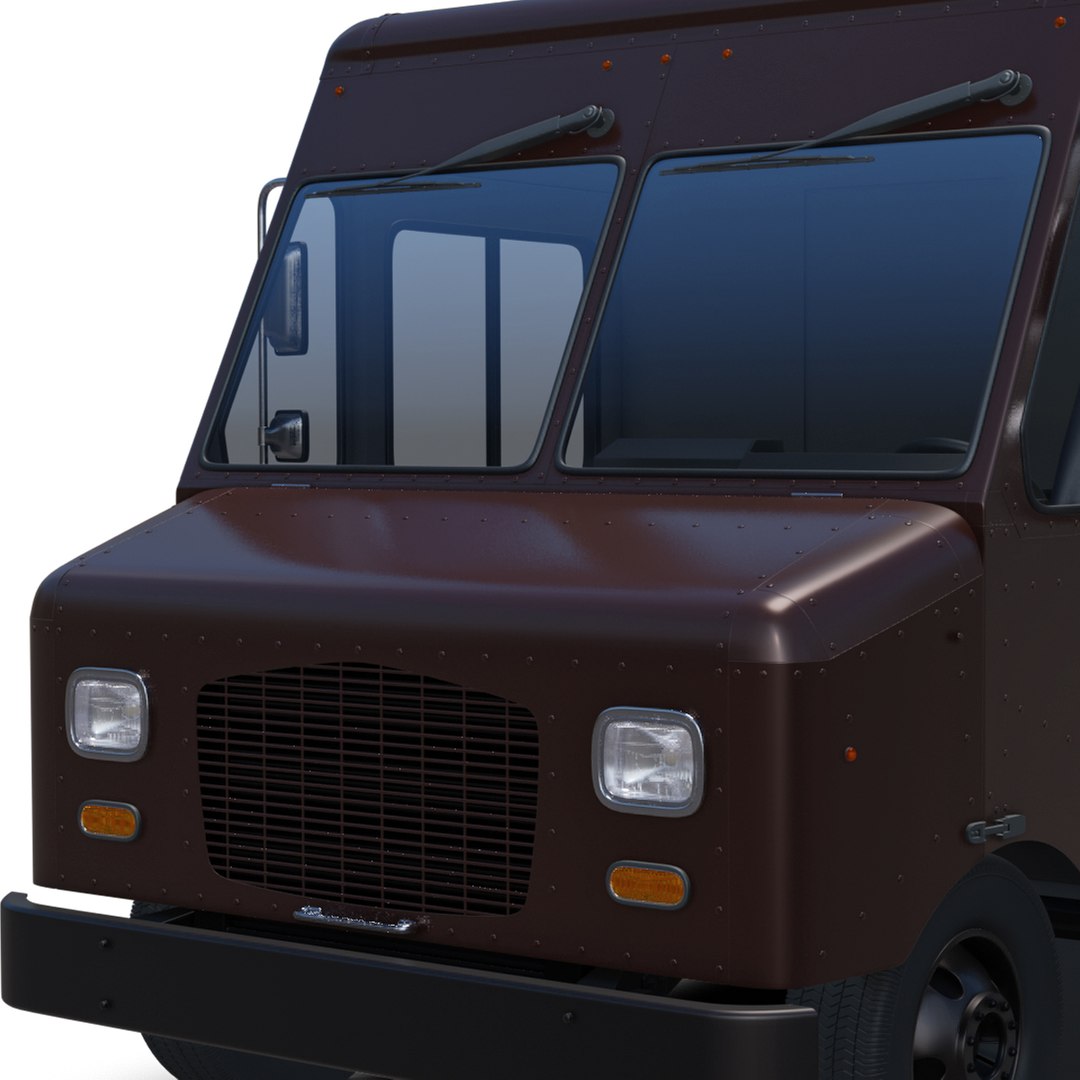 3D Ups Delivery Step Van - TurboSquid 1410619