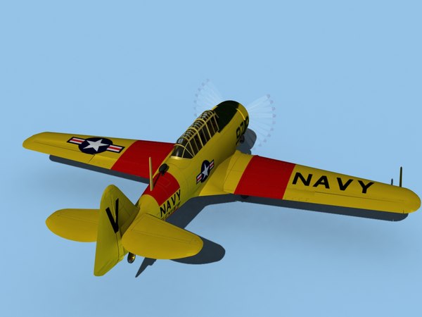 3D model snj harvard north american - TurboSquid 1489645