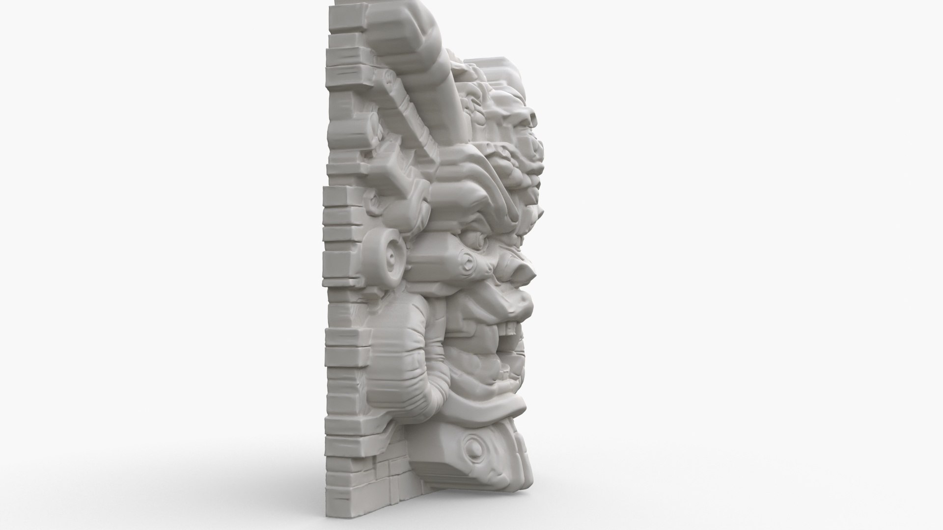 Mechano Tribal Mask 4 3D model - TurboSquid 2182075