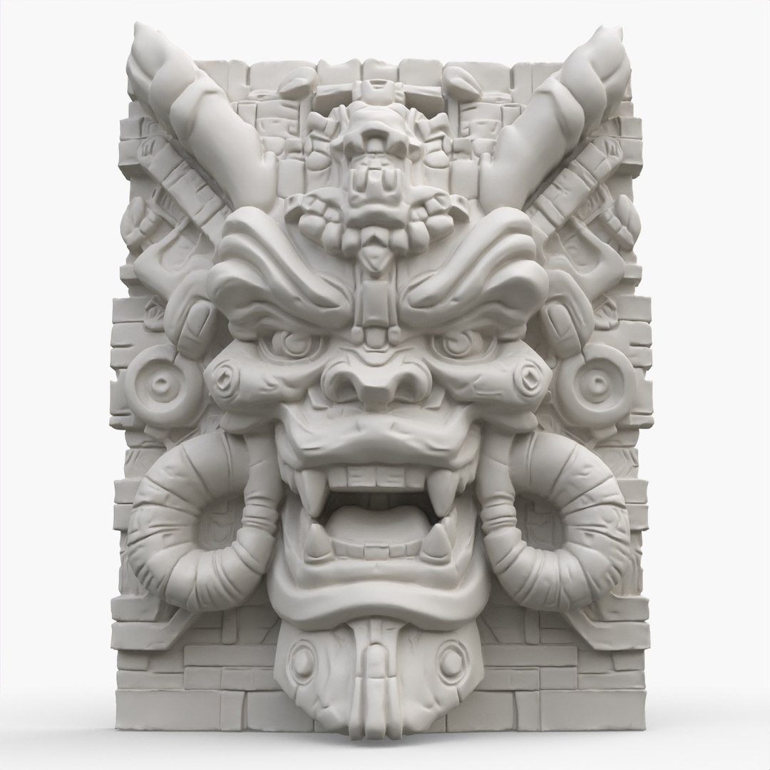 Mechano Tribal Mask 4 3D model - TurboSquid 2182075