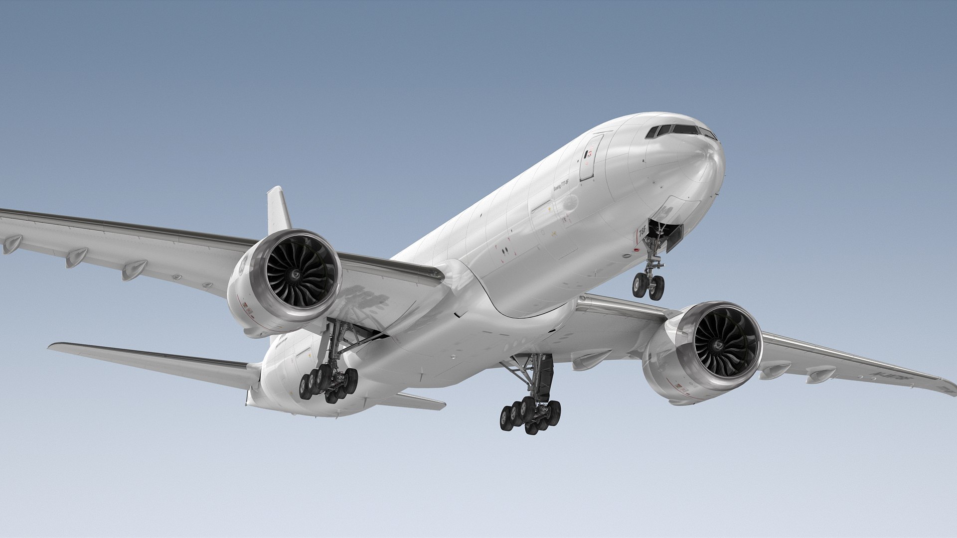 3D Boeing 777-8F White Model - TurboSquid 2407252
