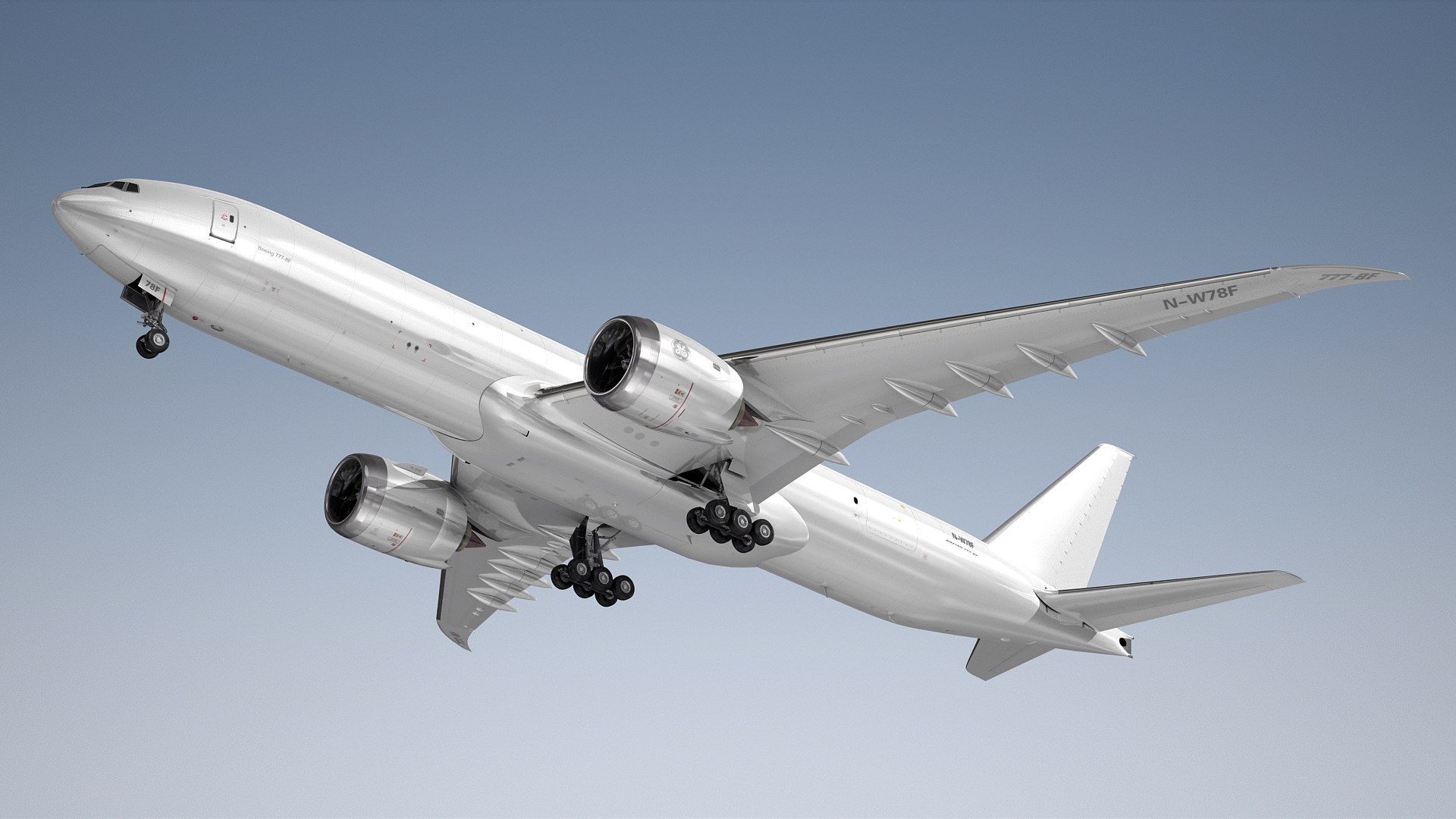 3D Boeing 777-8F White Model - TurboSquid 2407252