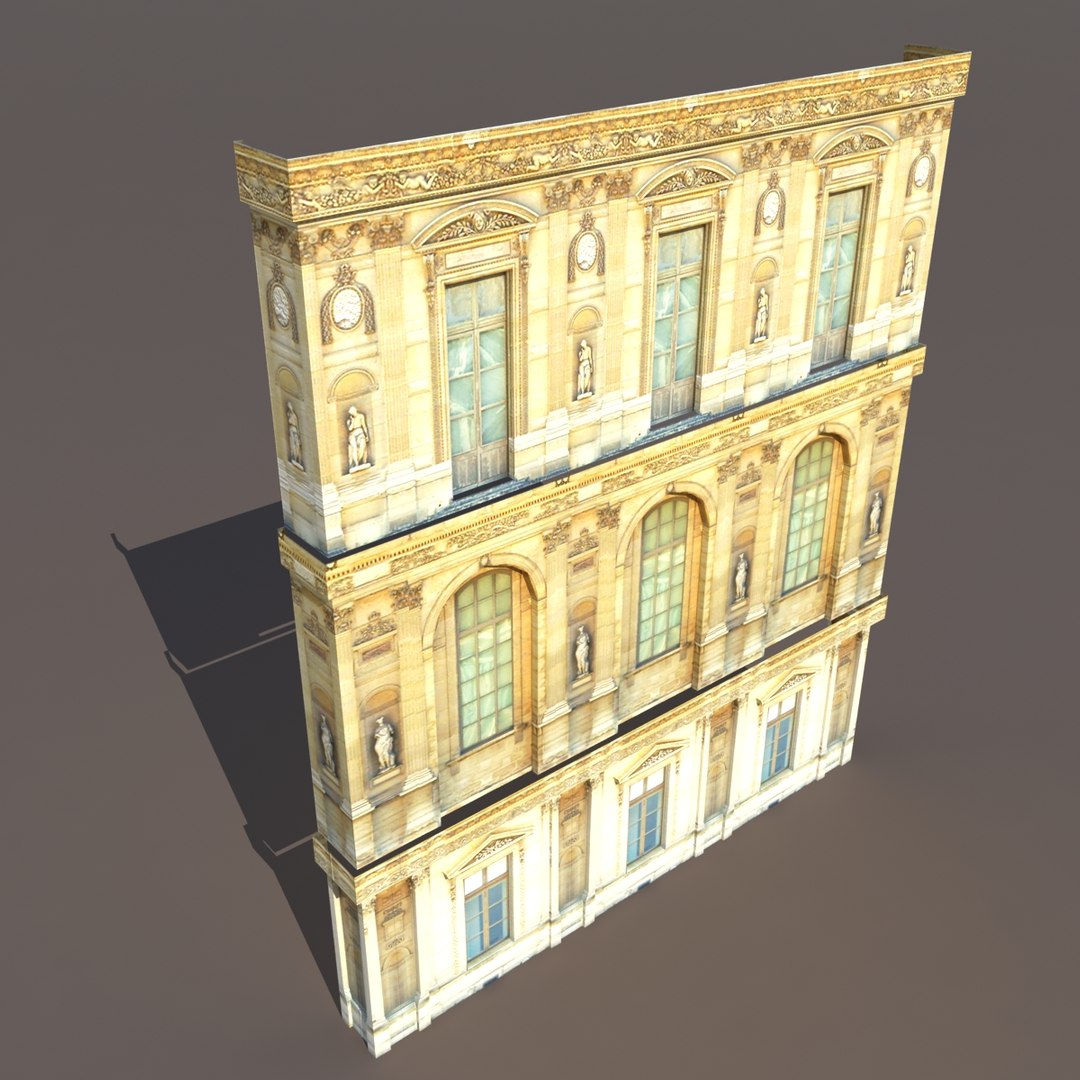 3d Building Exterior Model